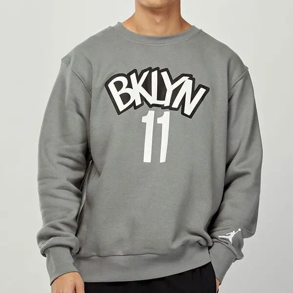 JORDAN Air Brooklyn Nets Round Neck Pullover