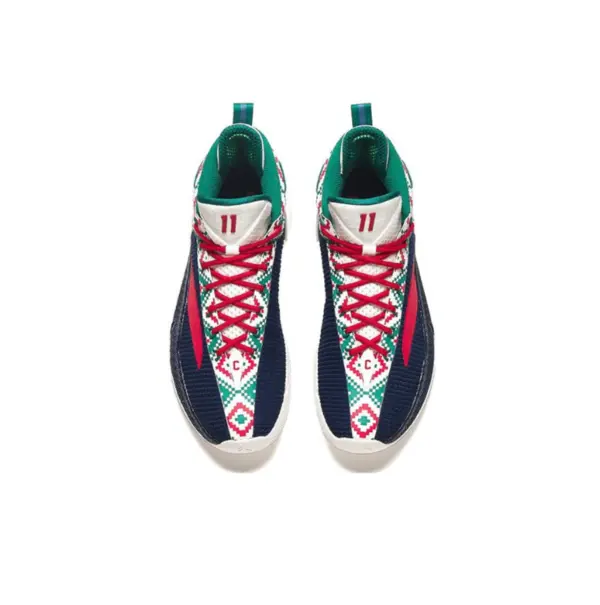ANTA Kt9 Klay Thompson 'christmas' Sneakers - Navy/white/green