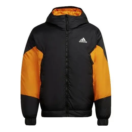 Adidas Colorblock Hooded Down Jacket - Default Color