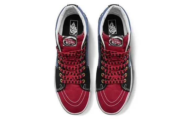 VANS The Nightmare Before Christmas X Sk8-hi "christmastown" High Top Sneakers - Blue/black/red