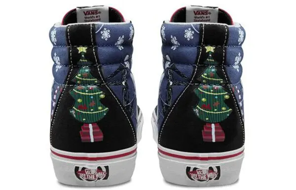 VANS The Nightmare Before Christmas X Sk8-hi "christmastown" High Top Sneakers - Blue/black/red