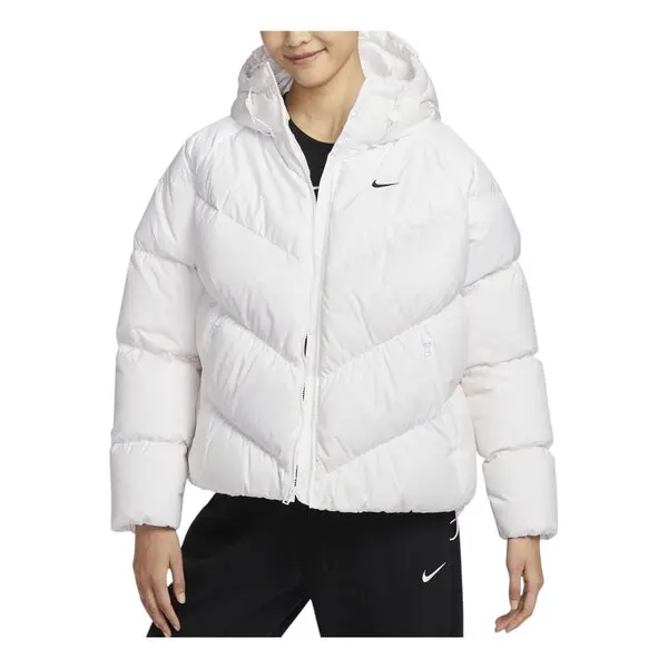 Nike Storm-fit Windpuffer 'white Black - White/black