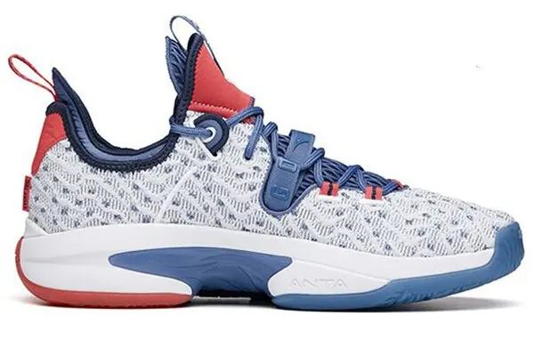 ANTA X Gordon Hayward Gh2 Low Basketball Shoes - White/blue/red