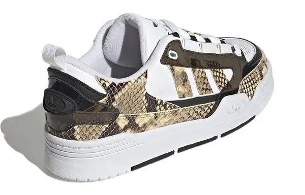 Adidas Adi2000 Snakeskin Low Top Sneakers - White