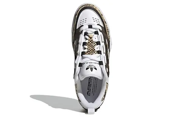 Adidas Adi2000 Snakeskin Low Top Sneakers - White