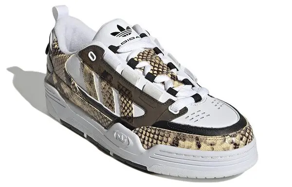 Adidas Adi2000 Snakeskin Low Top Sneakers - White
