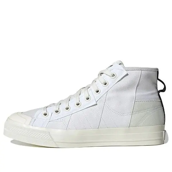 Adidas Parley X Nizza High Top Sneakers - White/black