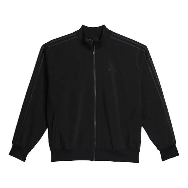 Adidas Originals Ribbed Cuff Reflective Sports Jacket - Black