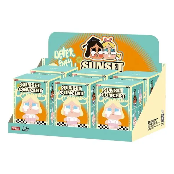 POP MART Crybaby Sunset Concert Series Sealed Case - Multi-color