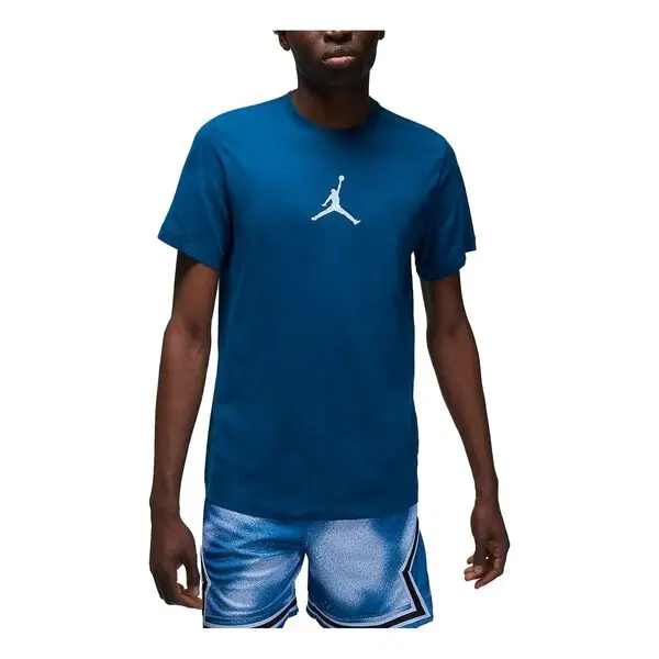 JORDAN Jumpman Logo T-shirt 'sapphire Blue - Blue/white