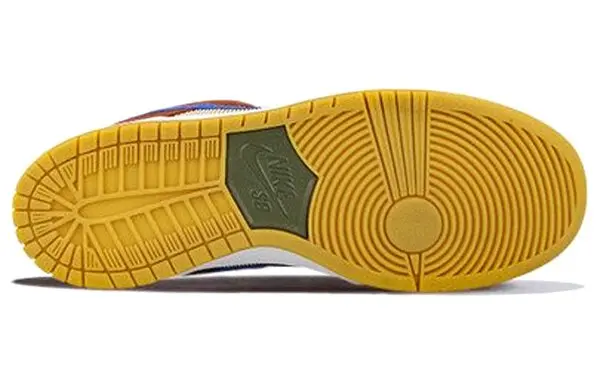 Nike Dunk Low Pro Corduroy Sneakers - Orange/blue
