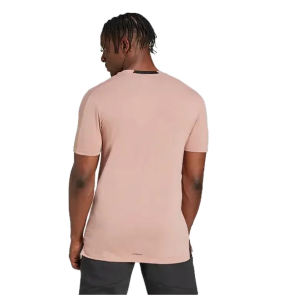 Adidas Designed For Training Workout T-shirt Asia Sizing - Pink