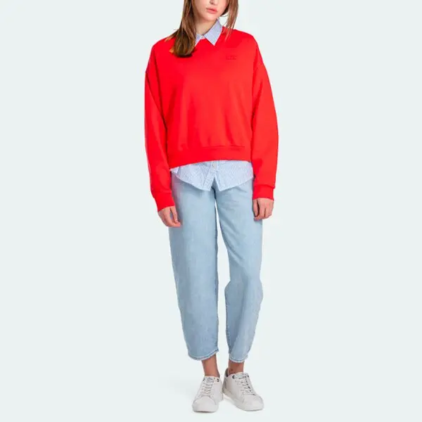LEVI'S Round Neck Long Sleeve Hoodie