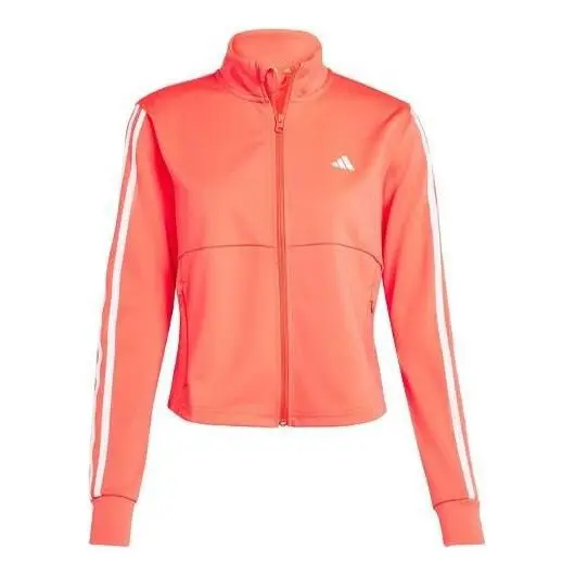Adidas Aeroready Train Essentials 3-stripes Track Top - Pink