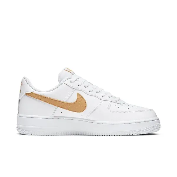 Nike Force 1 Low "club Gold Swoosh - White/yellow