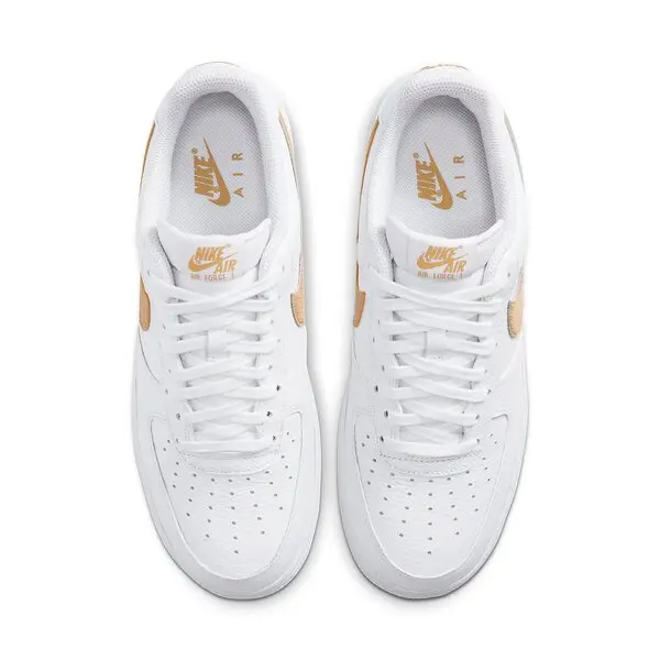 Nike Force 1 Low "club Gold Swoosh - White/yellow