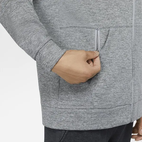 Nike Therma Training Fleece Lined Hooded Jacket - Grey