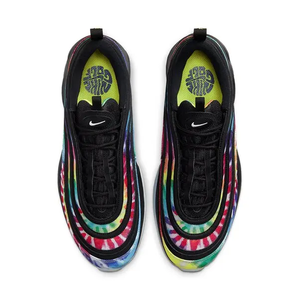 Nike Max 97 Golf "tie-dye Alternate" Sneakers - Black/blue/red