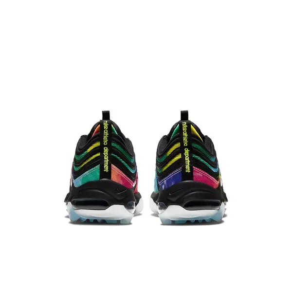 Nike Max 97 Golf "tie-dye Alternate" Sneakers - Black/blue/red