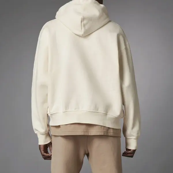 Adidas Originals Blue Version Series Cotton Hooded Pullover - White