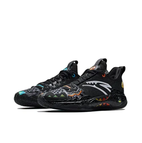 ANTA Shock Wave 5 Pro Athletic Sneakers - Black