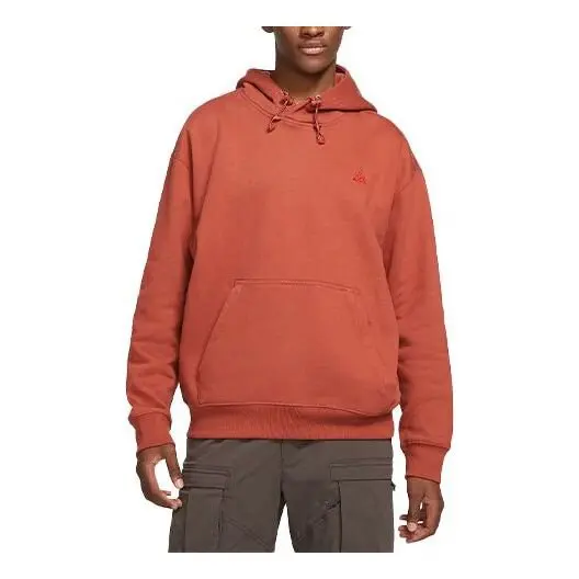 Nike Logo Hoodie - Redbrown