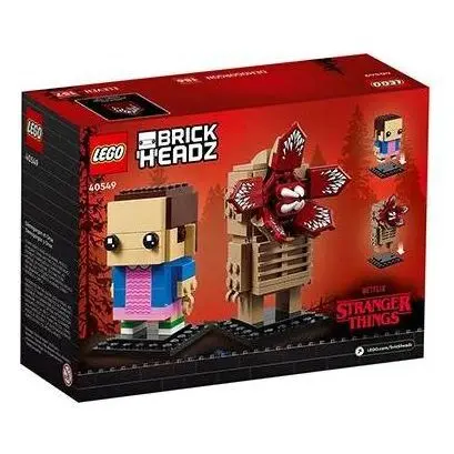 Lego Brickheadz Stranger Things Demogorgon & Eleven Set 40549 - Multi-color