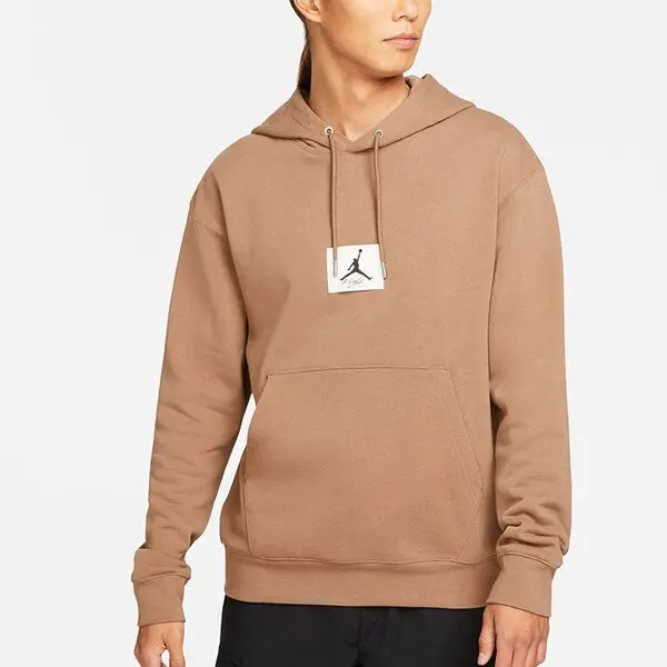 JORDAN Air Statement Logo Hoodie - Brownbrown