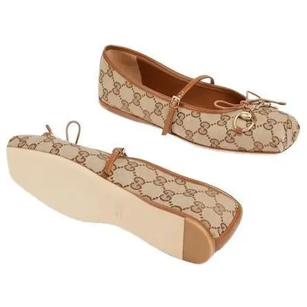Gucci 26 Horsebit Ballet Flat