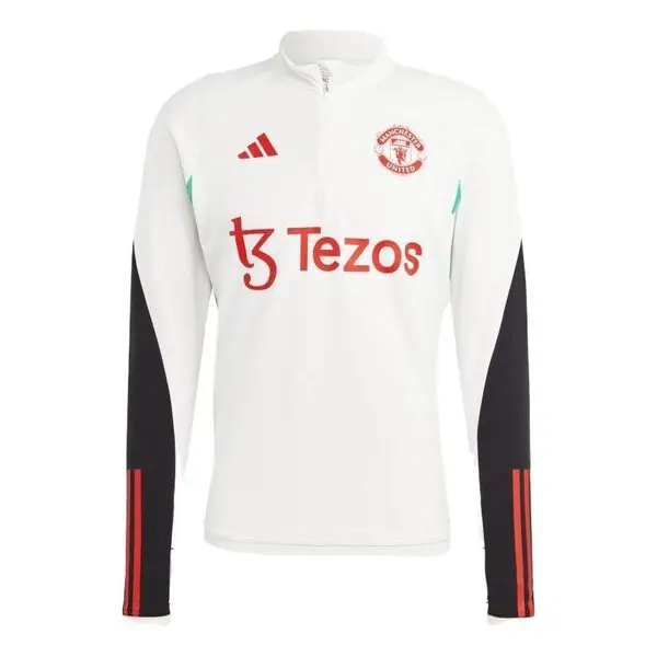 Adidas Manchester United Tiro 23 Training Top - White/red