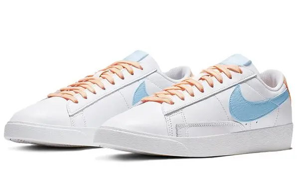 Nike Blazer Low Le Sneakers - White/yellow/blue
