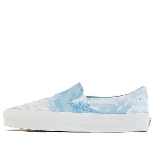 VANS Kith X Vault Og Classic Slip-on Lx 'clouds - White/blue