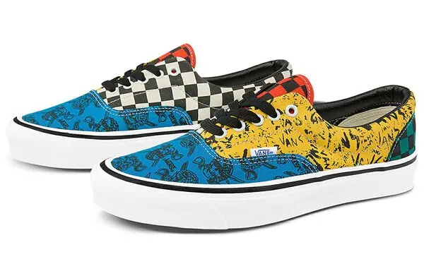 VANS Style 95 Low Top Sneakers - Blue/yellow