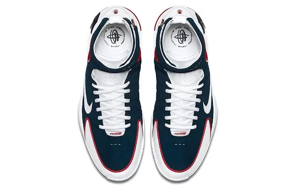 Nike Zoom Huarache 2k4 "olympics" High Top Sneakers - White/blue/red