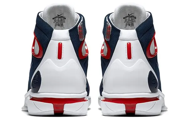 Nike Zoom Huarache 2k4 "olympics" High Top Sneakers - White/blue/red