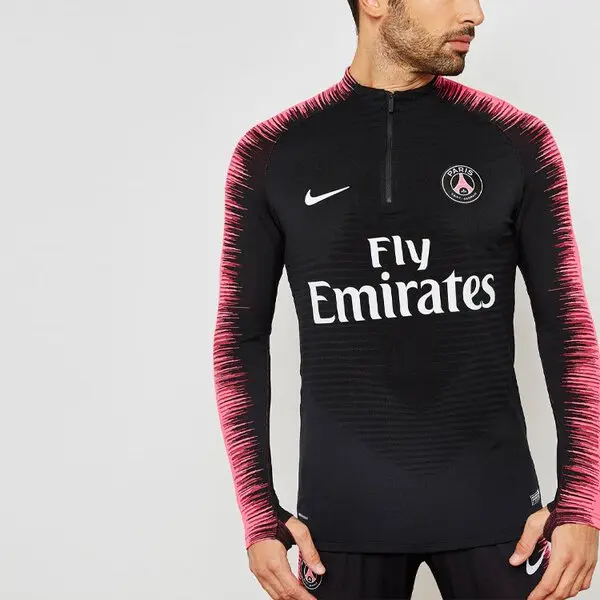 Nike Paris Saint-germain Half Zipper Soccer Jacket 18-19 Season
