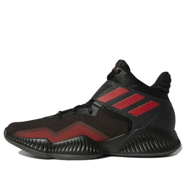 Adidas Explosive Bounce 2018 High Top Sneakers - Black/red