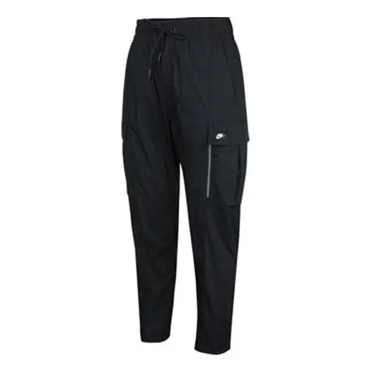 Nike Casual Cargo Big Pocket Breathable Long Pants - Black