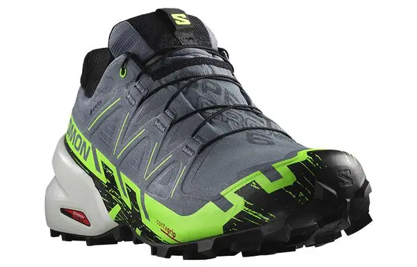 SALOMON Speedcross 6 Athletic Sneakers - Gray/green