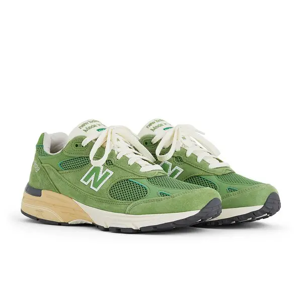 NEW BALANCE 993 "made In Usa" Sneakers - Green/white