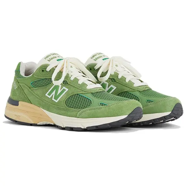 NEW BALANCE 993 "made In Usa" Sneakers - Green/white