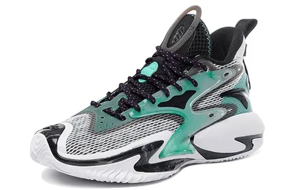 ANTA Shock The Game 5 Shoes 'crazy Tide - Back/white/green