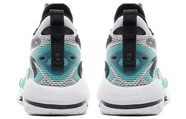 ANTA Shock The Game 5 Shoes 'crazy Tide - Back/white/green