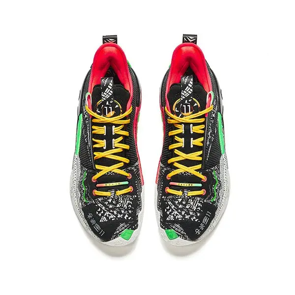 ANTA Shock Wave 5 Pro Sneakers - Black/green