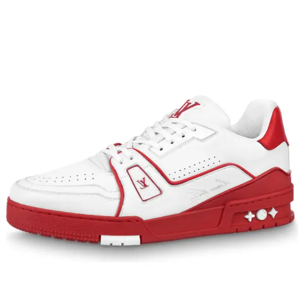 LOUIS VUITTON Trainers - White/red