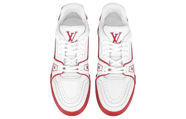 LOUIS VUITTON Trainers - White/red