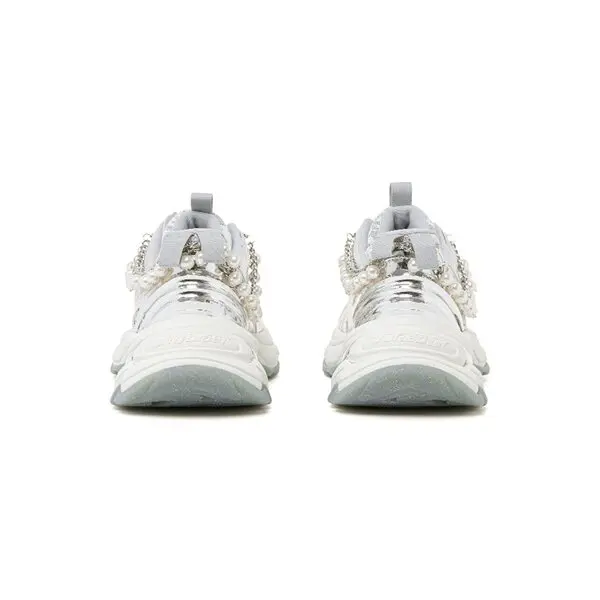 OLD ORDER Turbo Gt Pearl Embellished Lace-up Sneakers