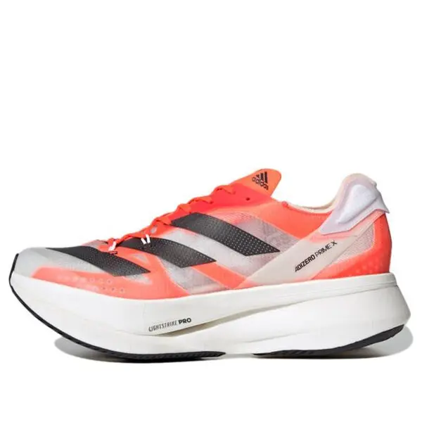 Adidas Adizero Prime X Athletic Sneakers - White/black/orange
