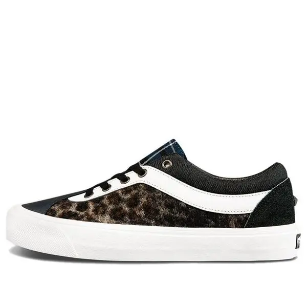 VANS Bold Ni Leopard Print Sneakers - Black/gray