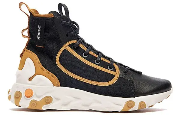 Nike React Ianga 'the10th' High Top Sneakers - Black/wheat